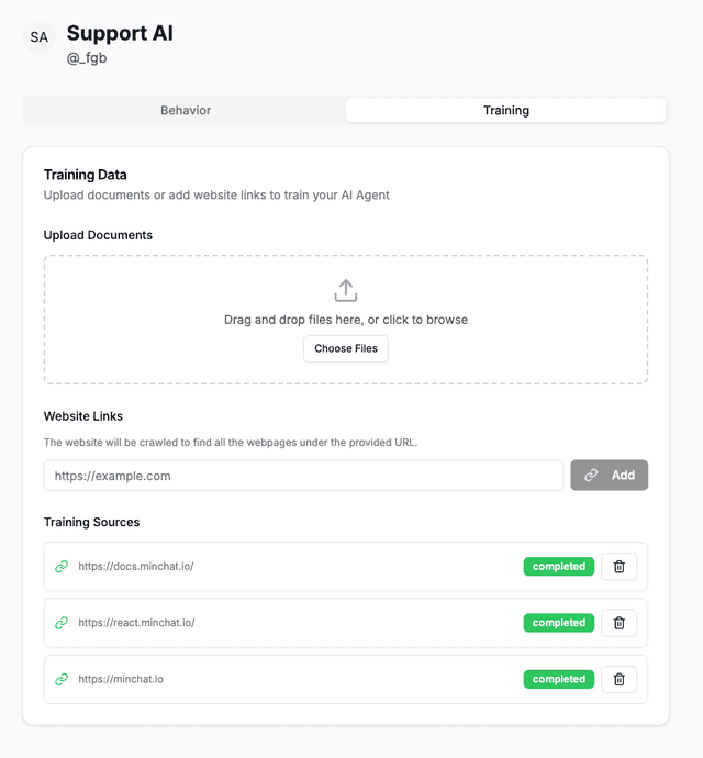 MinChat - AI-Powered Chat SDK